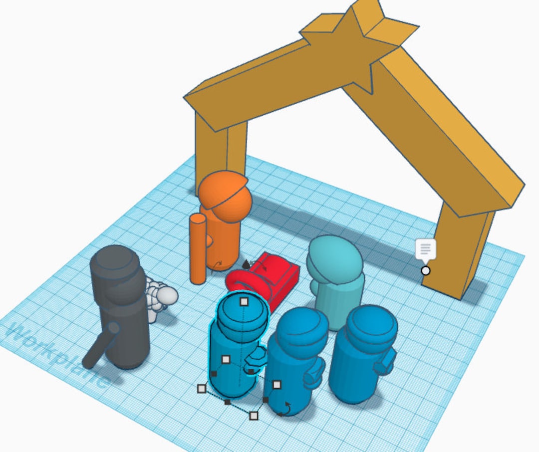 DIGITAL Nativity Set - STL File for 3D Printing - Etsy