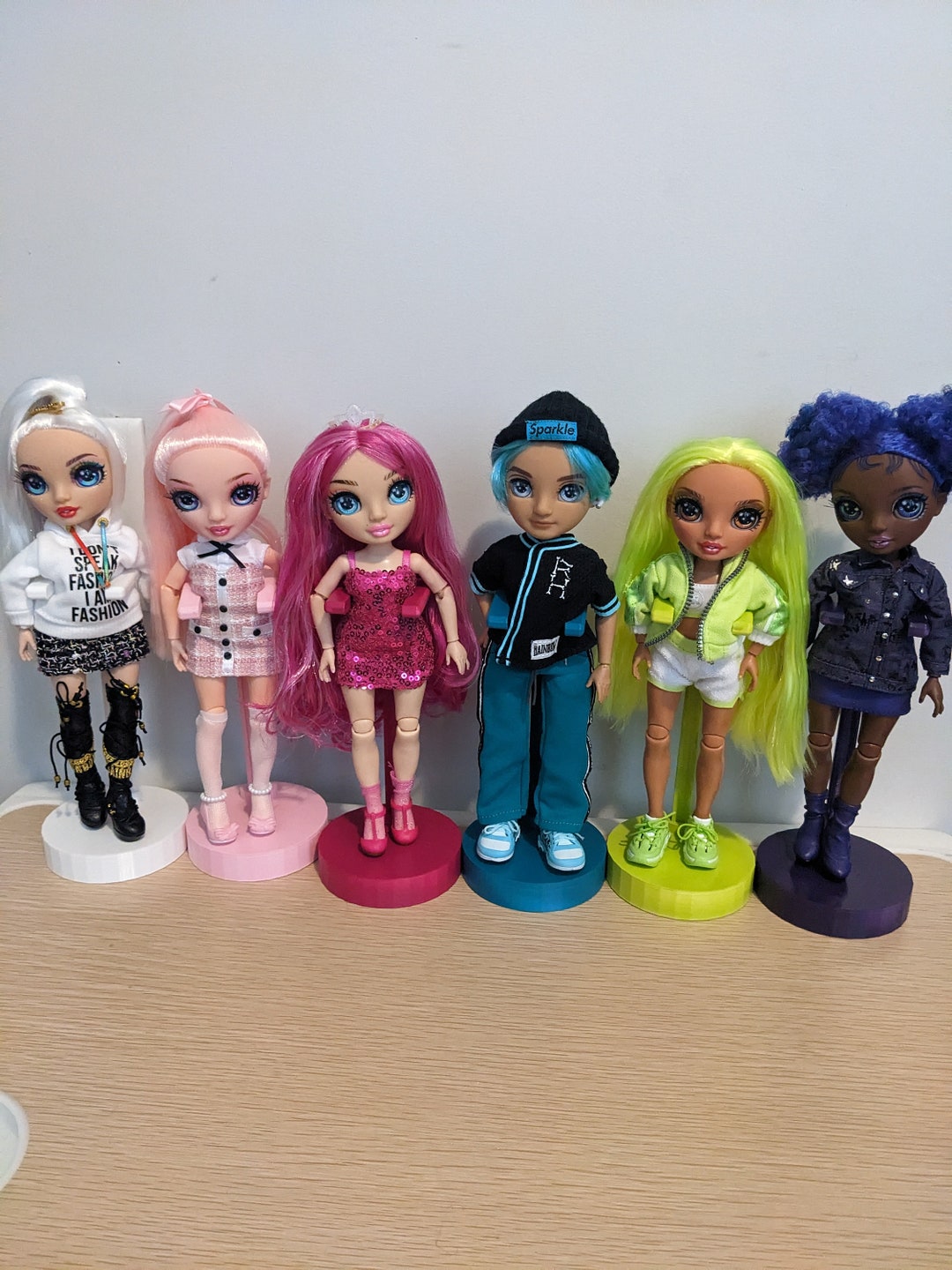 Doll Stands for Rainbow High Jr High Dolls - Series 2 Colors - Etsy