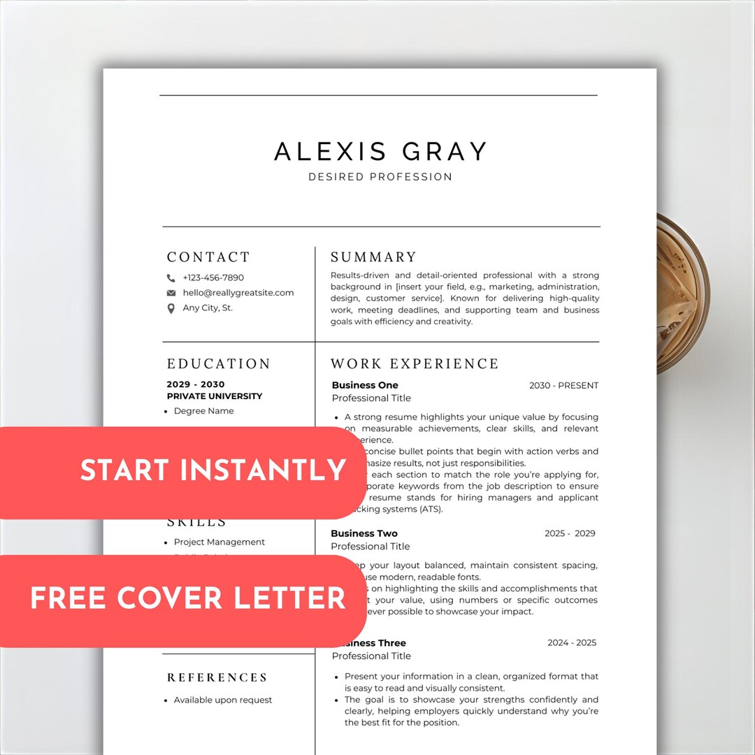 Executive Resume Writing Service Professional Resume Writer ATS ...