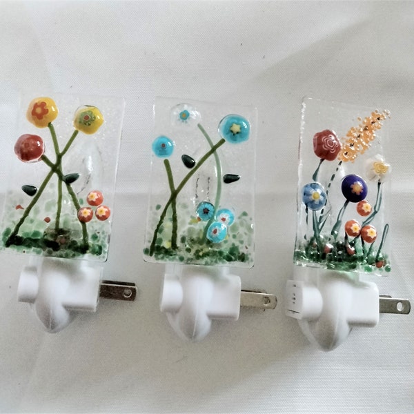 Fused Glass Nightlights - Etsy