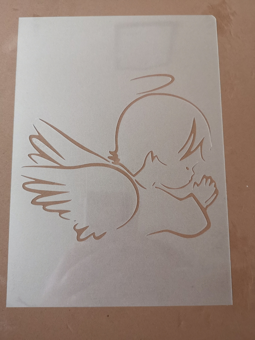 Little Angel Stencil, Wall Decor, Home Decor, Sign Painting, Furniture ...