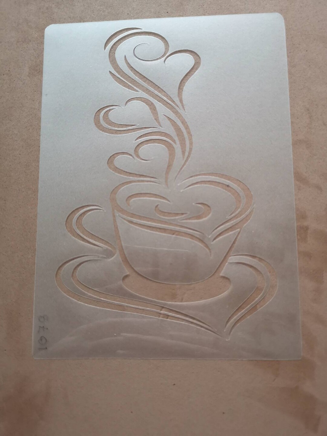 Coffee Mug Stencil, Wall Decor, Home Decor, Sign Making, Furniture ...