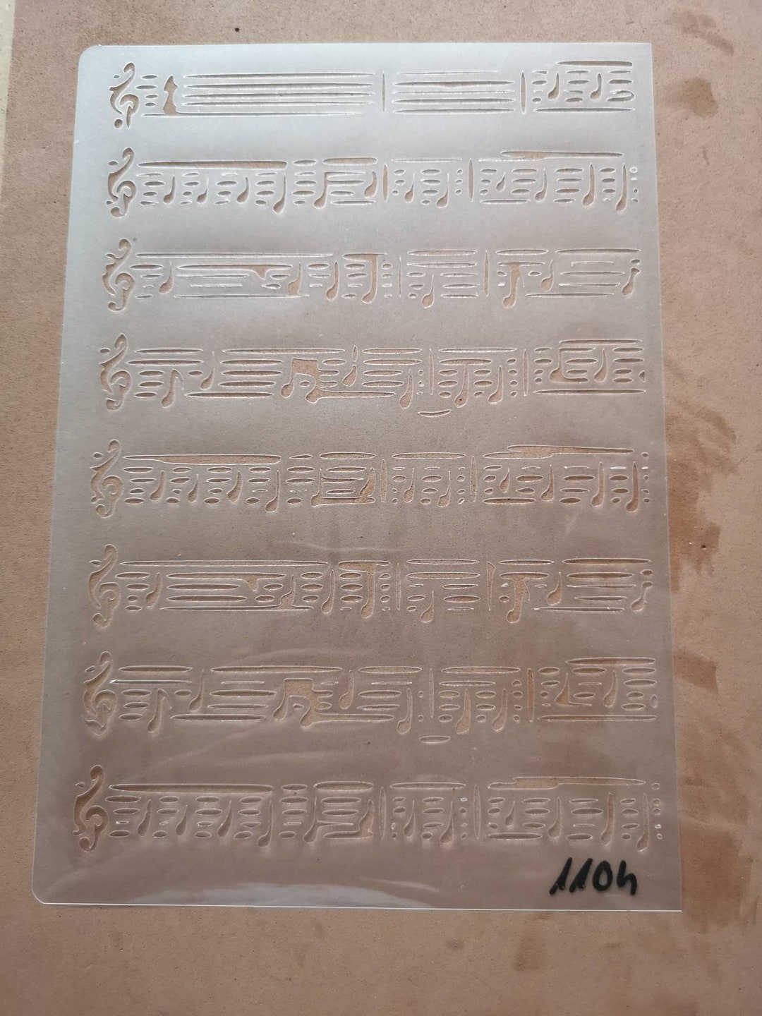 Music Sheet Stencil, Wall Decor, Home Decor, Furniture Painting, Sign ...