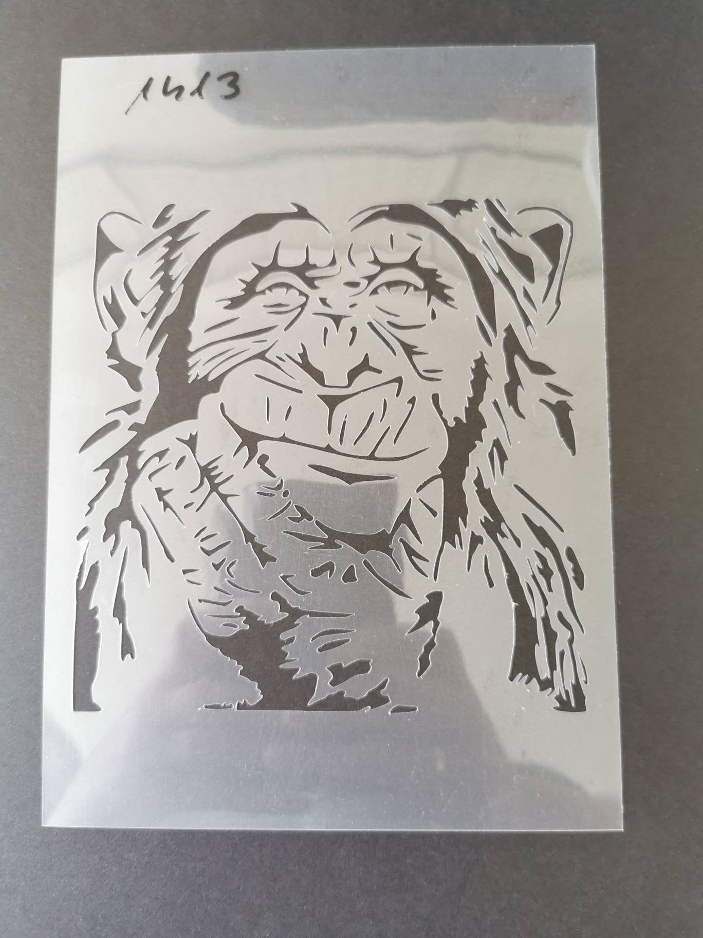 Monkey Stencil Wall Decor Home Decor Furniture Painting - Etsy