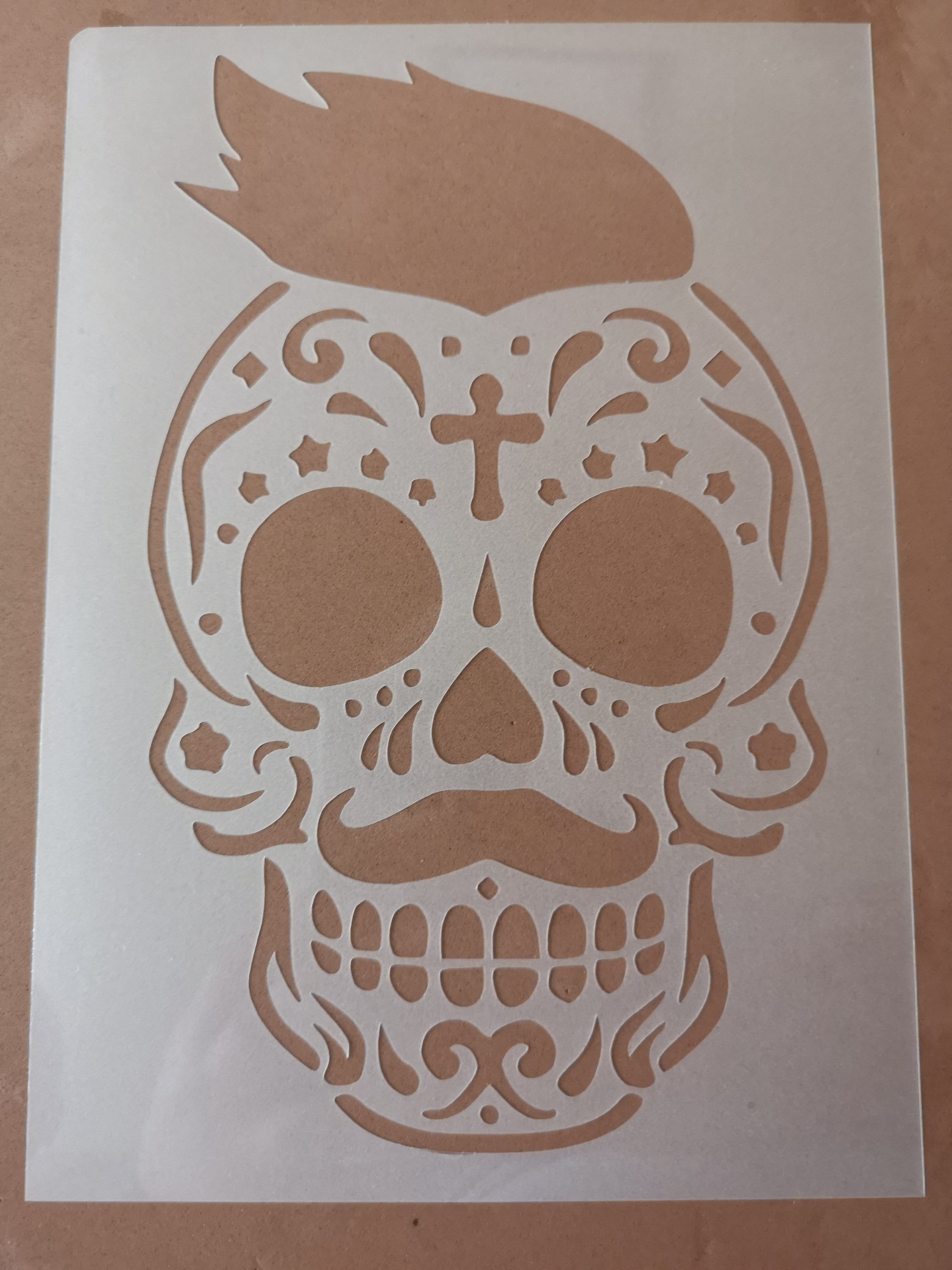 Calavera Stencil Wall Decor Home Decor Sign Painting - Etsy