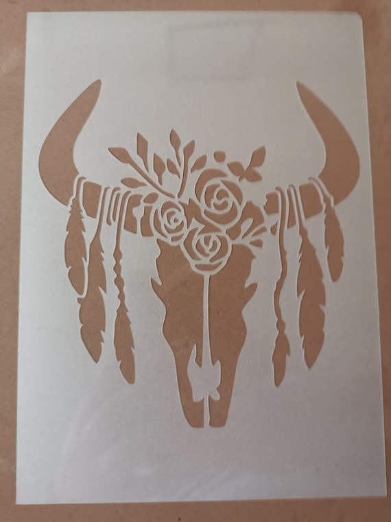 Buffalo Stencil Wall Decor Home Decor Sign Painting | Etsy