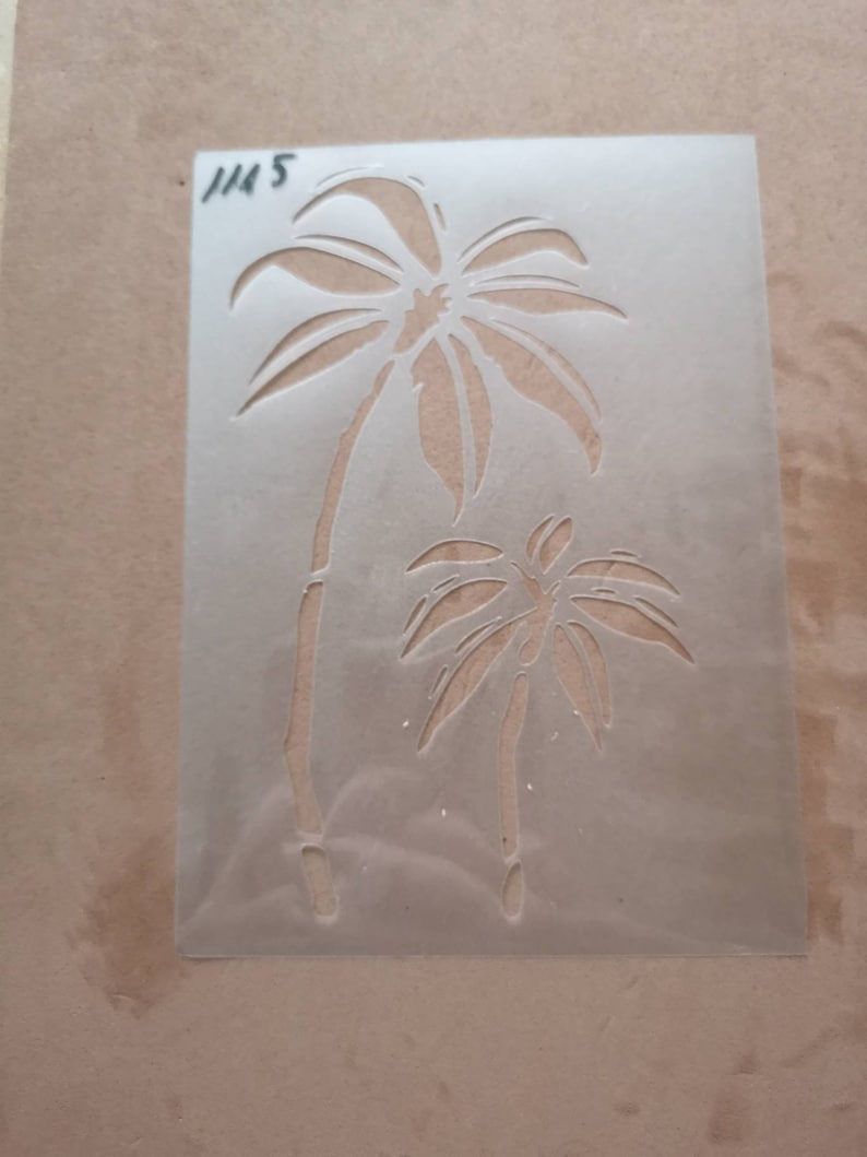Palm Trees Stencil Furniture Painting Wall Decor Home - Etsy