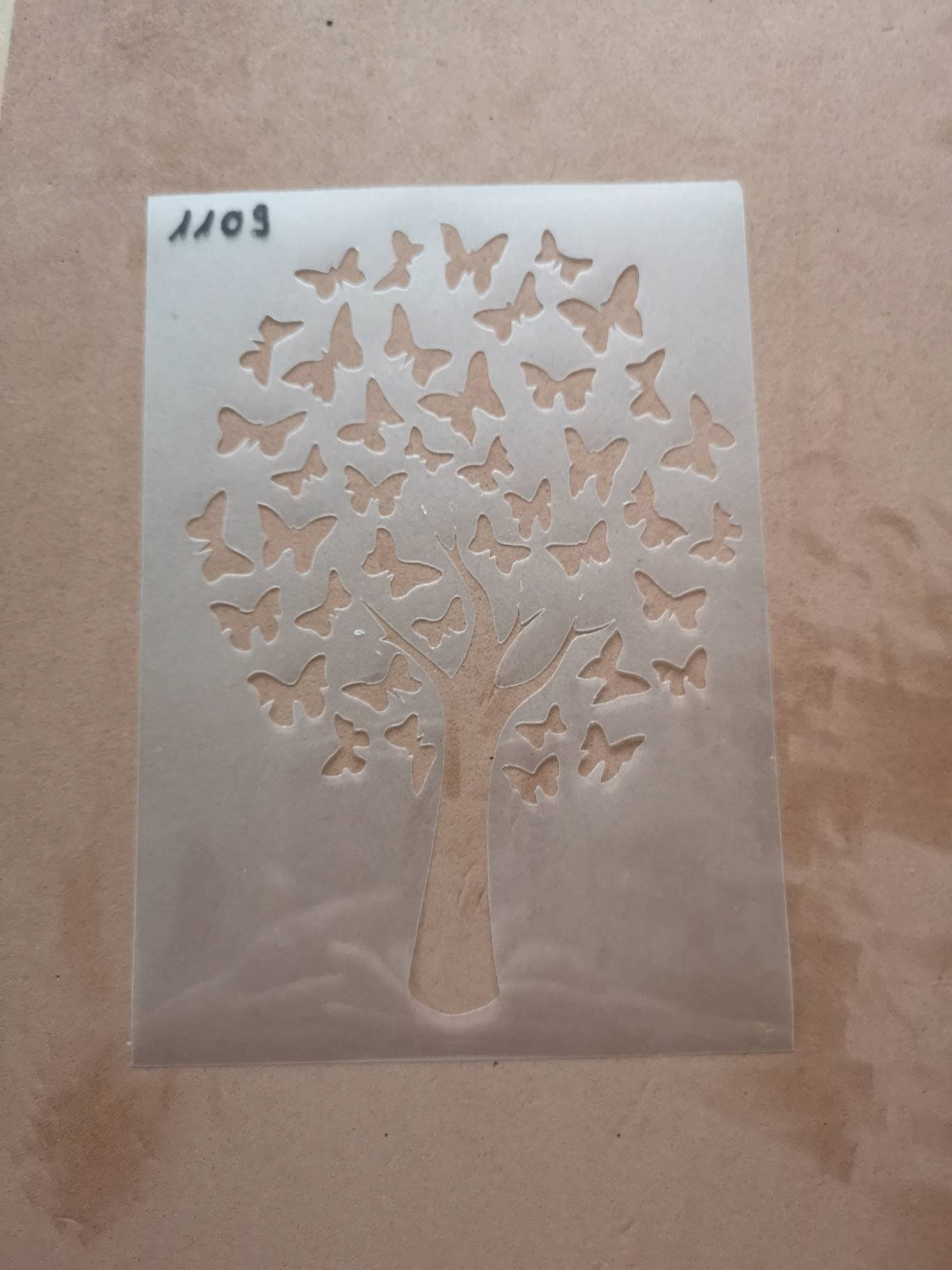 Butterfly Tree Stencil Home Decor Wall Decor Furniture - Etsy