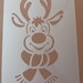 Rudolph the Rednose Reindeer Stencil, Wall Decor, Home Decor, Flexible ...