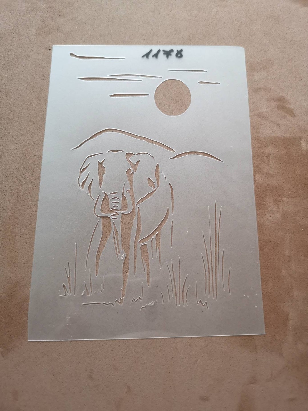 Elephant Stencil, Wall Decor, Home Decor, Furniture Painting, Sign ...