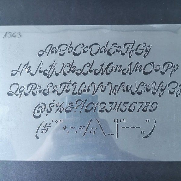 Reusable Alphabet Stencils - Etsy UK