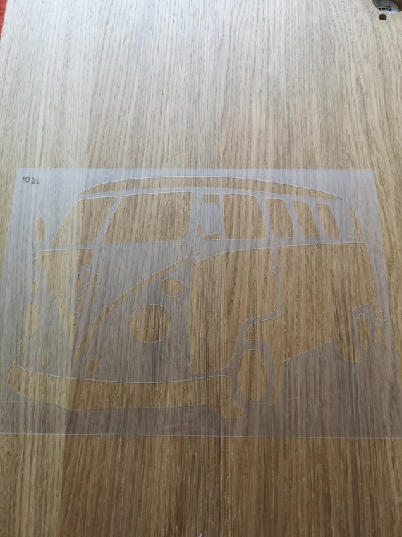 Camper Van Stencil Wall Decor Home Decor Flexible | Etsy