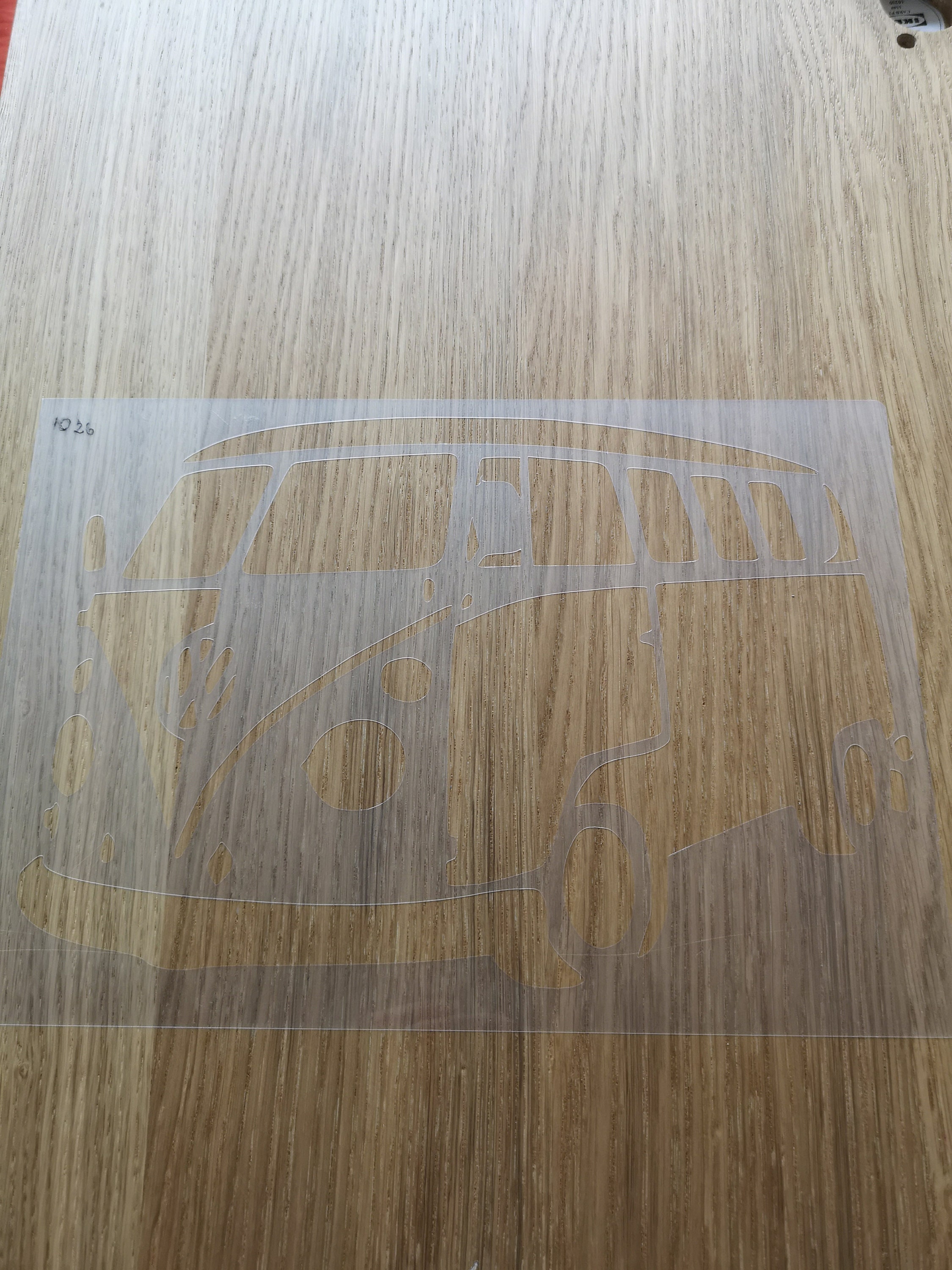 Camper Van stencil wall decor home decor flexible | Etsy