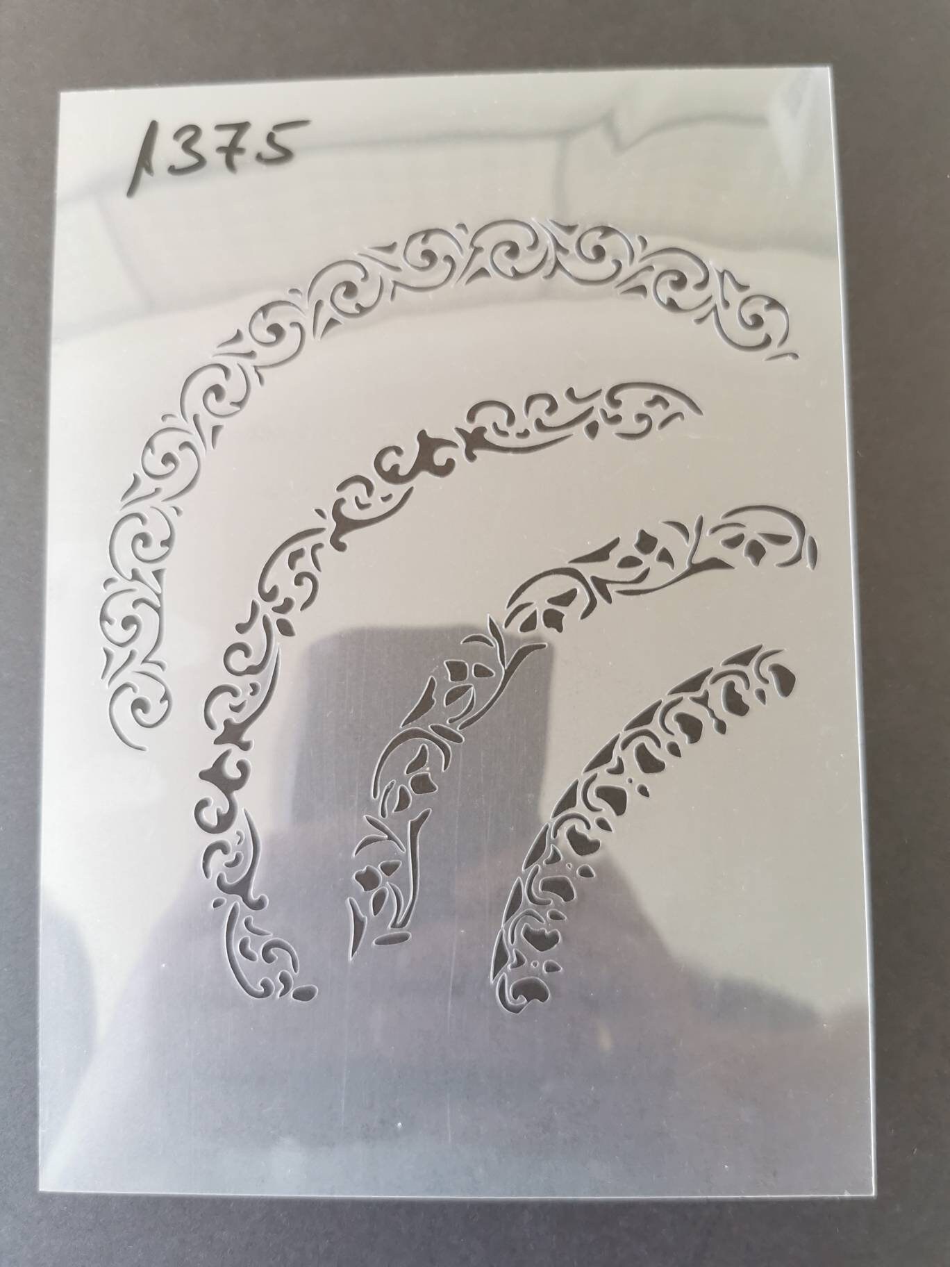 Circular Border Stencil, Wall Decor, Home Decor, Furniture Painting ...