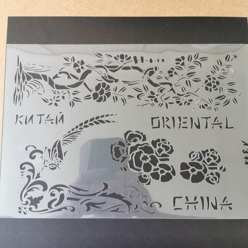 Chinese Stencil - Etsy