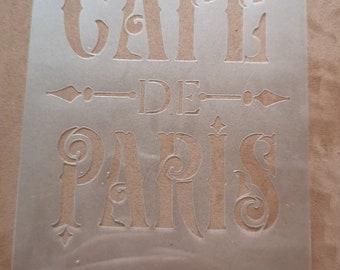 Paris Stencil Eiffel Tower Stencil, Paris Stencils, France Stencil ...