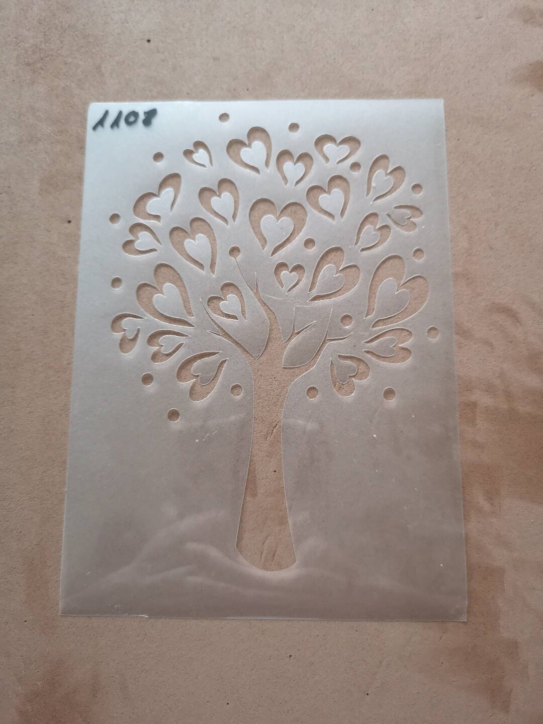 Heart Tree Stencil, Wall Decor, Home Decor, Furniture Painting, Sign ...