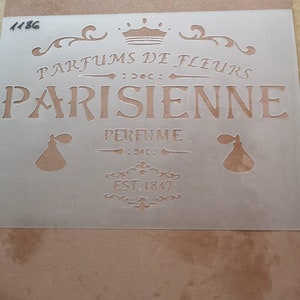 French Sign Stencil, Wall Decor, Home Decor, Furniture Painting, Sign ...