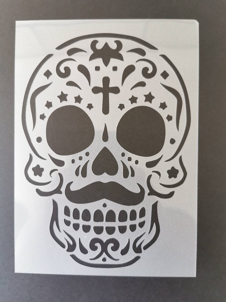 Calavera Stencil Wall Decor Home Decor Sign Painting - Etsy