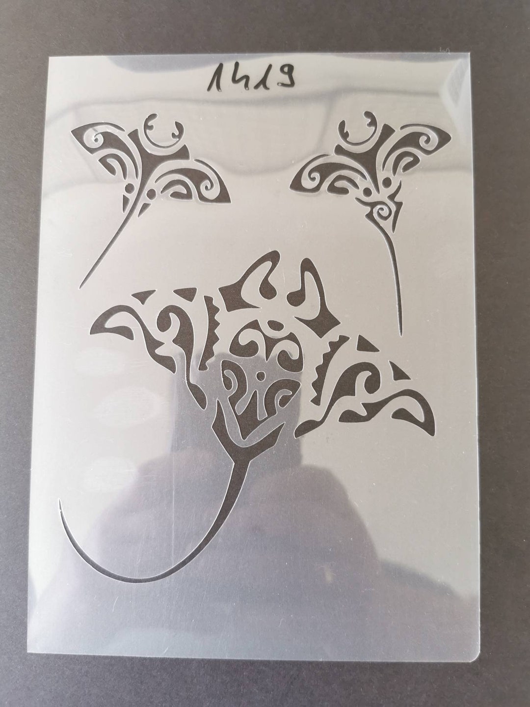 Sting Ray Stencil, Wall Decor, Home Decor, Furniture Painting, Sign ...