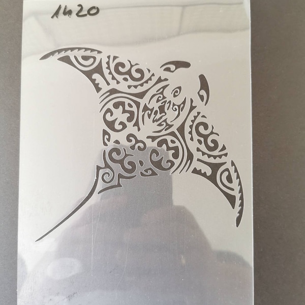 Sting Ray Stencil - Etsy
