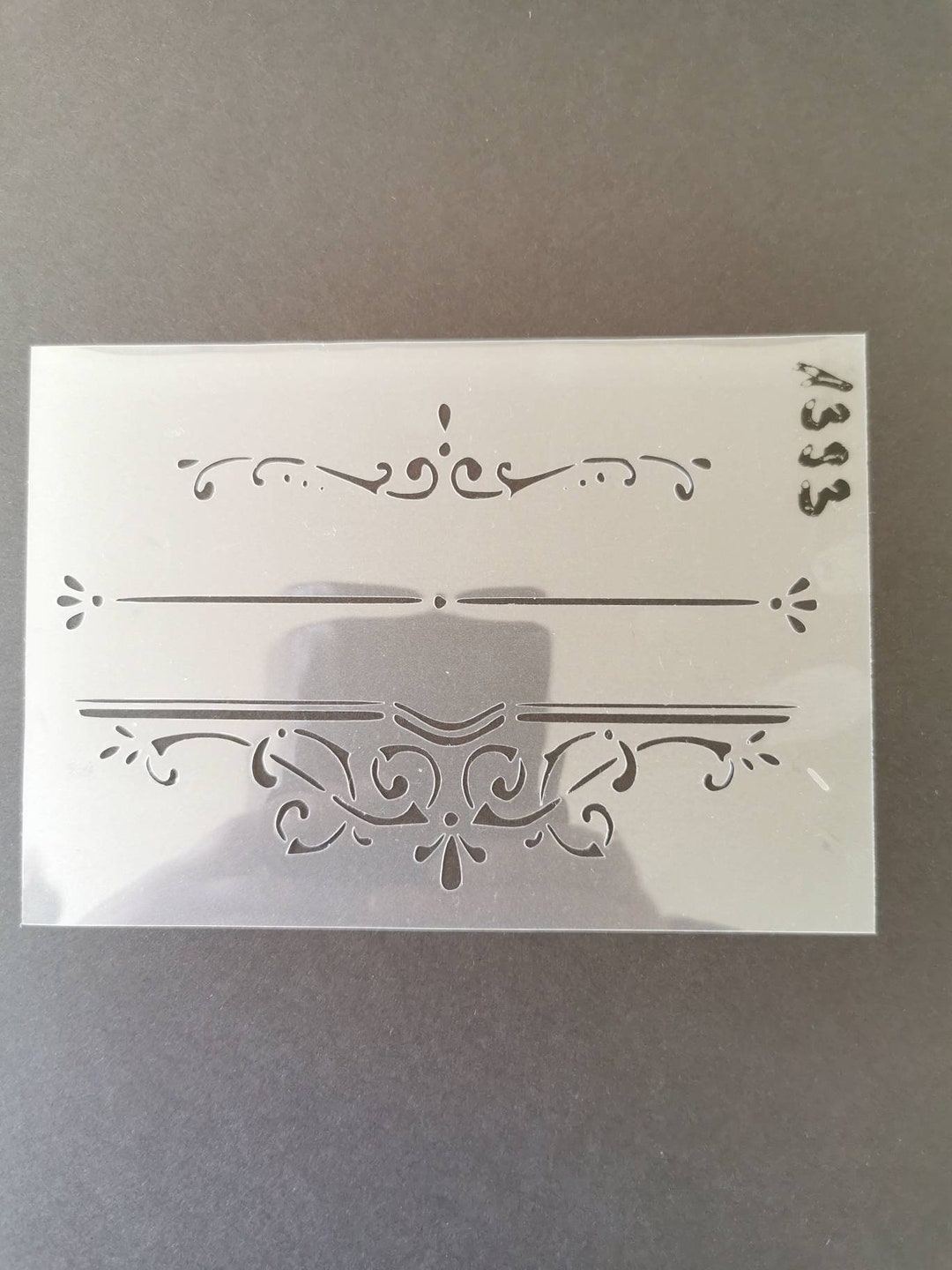 Border Stencil, Wall Decor, Home Decor, Furniture Painting, Sign Making ...