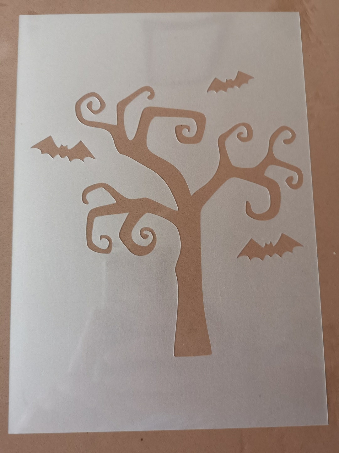 Scary Tree Stencil, Wall Decor, Home Decor, Sign Painting, Furniture ...