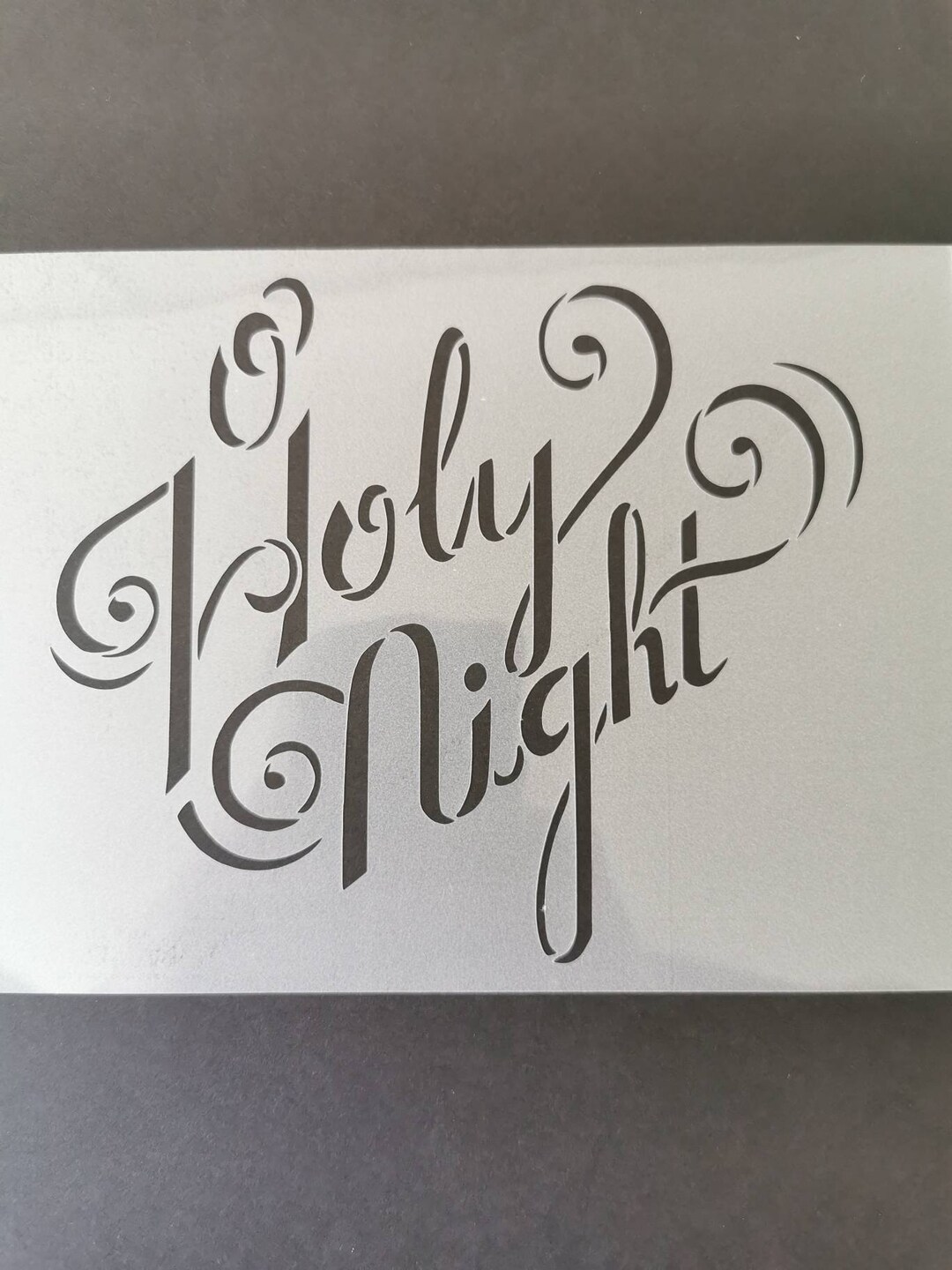 Holy Night Stencil, Wall Decor, Home Decor, Sign Painting, Furniture ...