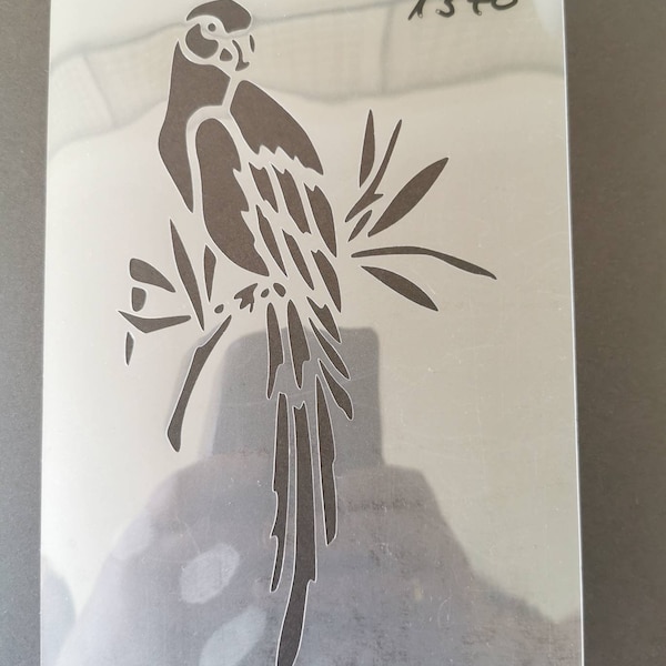Parrot Stencil - Etsy