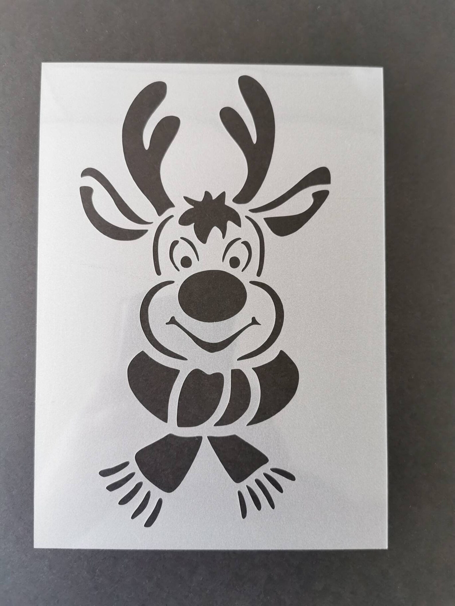 Rudolph the Rednose Reindeer Stencil Wall Decor Home Decor - Etsy