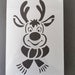 Rudolph the Rednose Reindeer Stencil, Wall Decor, Home Decor, Flexible ...
