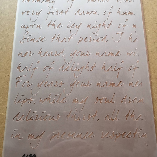 Script Stencils - Etsy