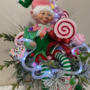 Christmas Elf Centerpiece Table Arrangement - Etsy