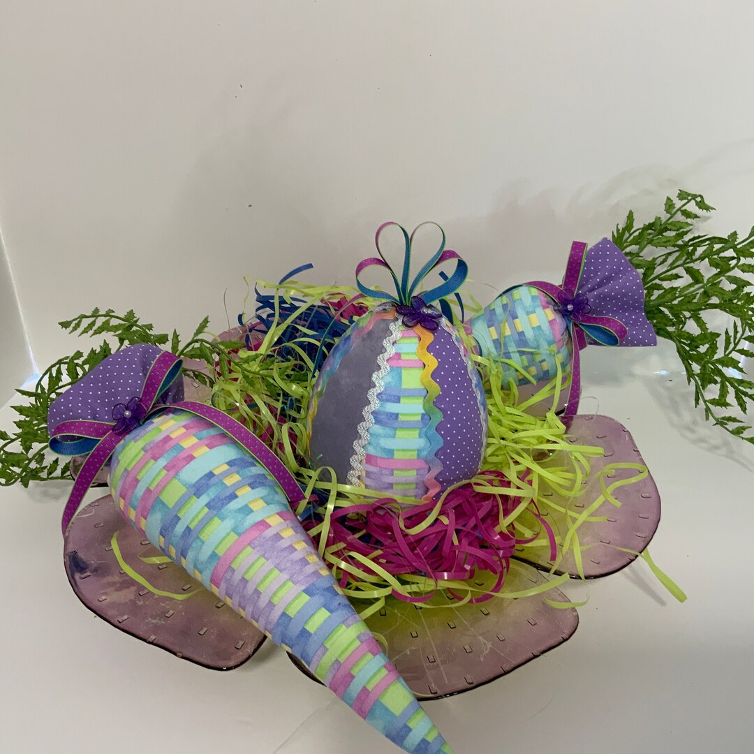 Easter Egg and Carrots Attachment, Easter Wreath, Spring Wreath, Easter ...