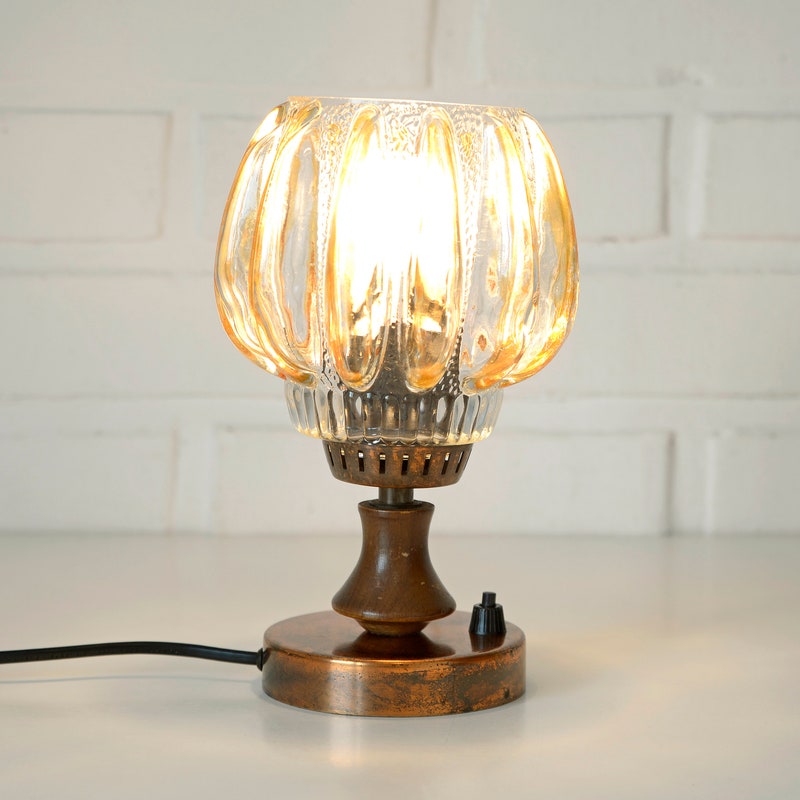 Rustic Table Lamp - Etsy