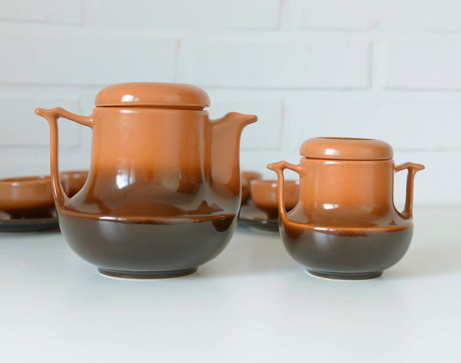 Vintage Dinnerware Set / Mid Century Modern Pottery / Made in - Etsy