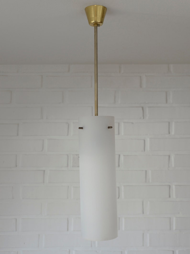 Vintage Tube Ceiling Light / Mid Century Modern / Light - Etsy