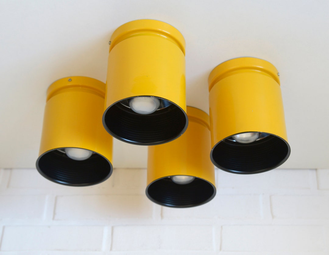 Ceiling Light / Set of 4 / Sconce / Pop Art / MCM Light Fixture ...