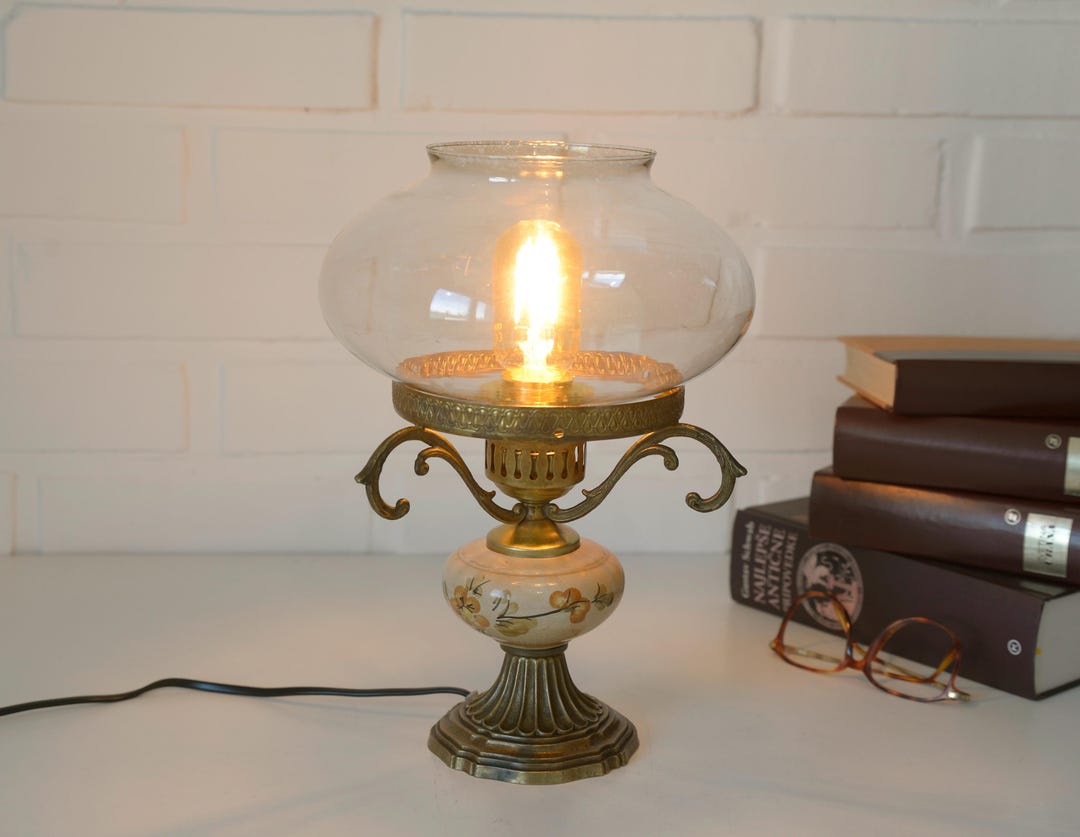 Vintage Desk Lamp / French Style / Table Light / Farmhouse Lighting ...