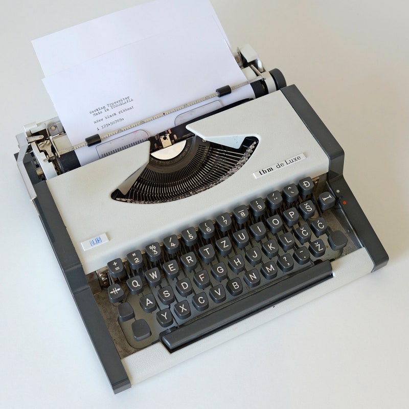 Modern Typewriter - Etsy