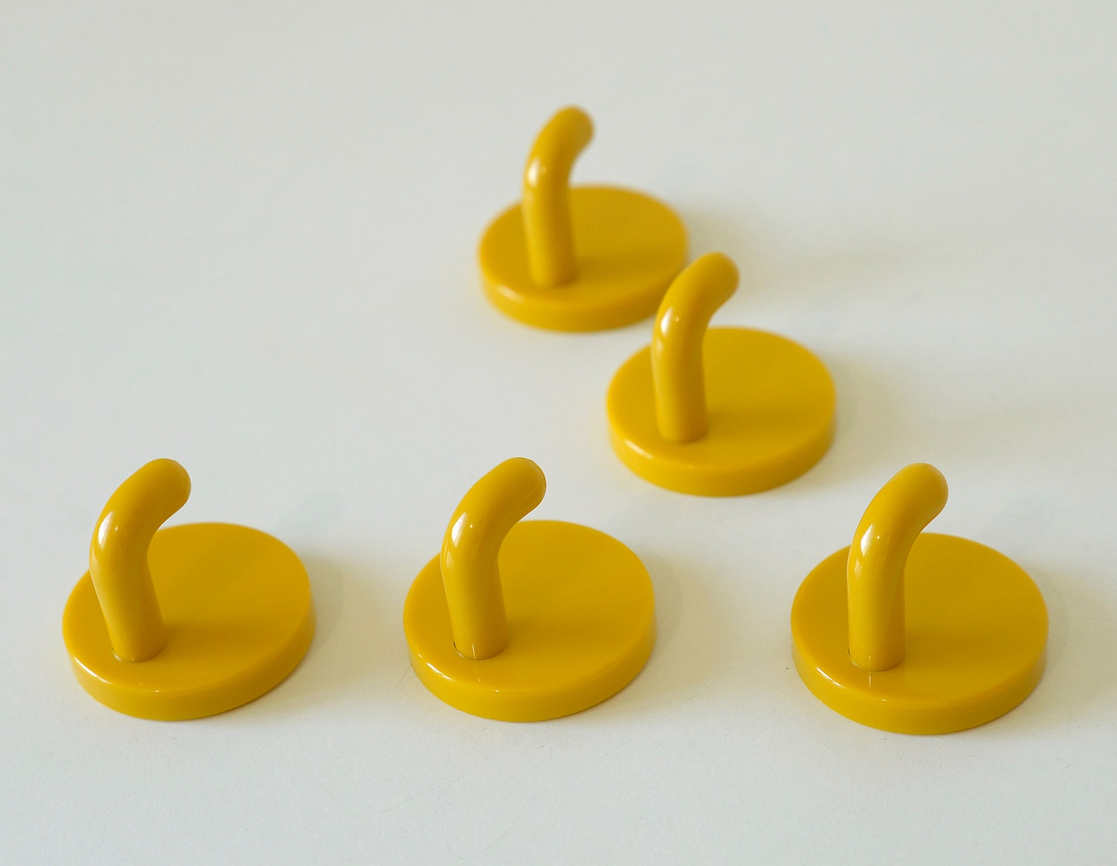 Coat Hook From 1980s / Vintage Yellow Plastic Hooks / Y2K / Mid Century ...