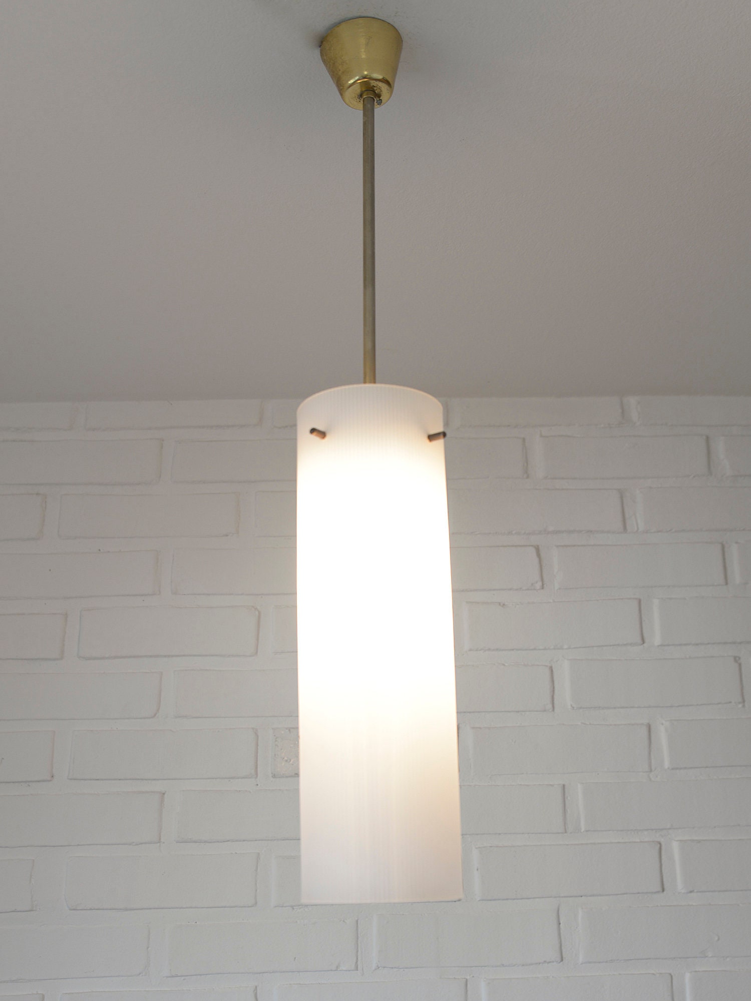 Vintage Tube Ceiling Light / Mid Century Modern / Light - Etsy