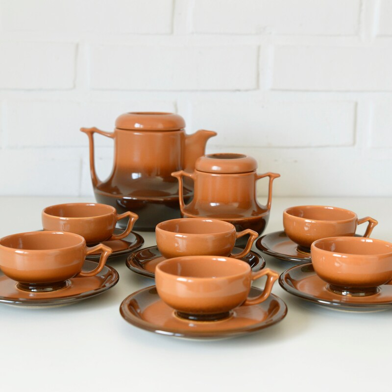 Retro Dinnerware Set - Etsy