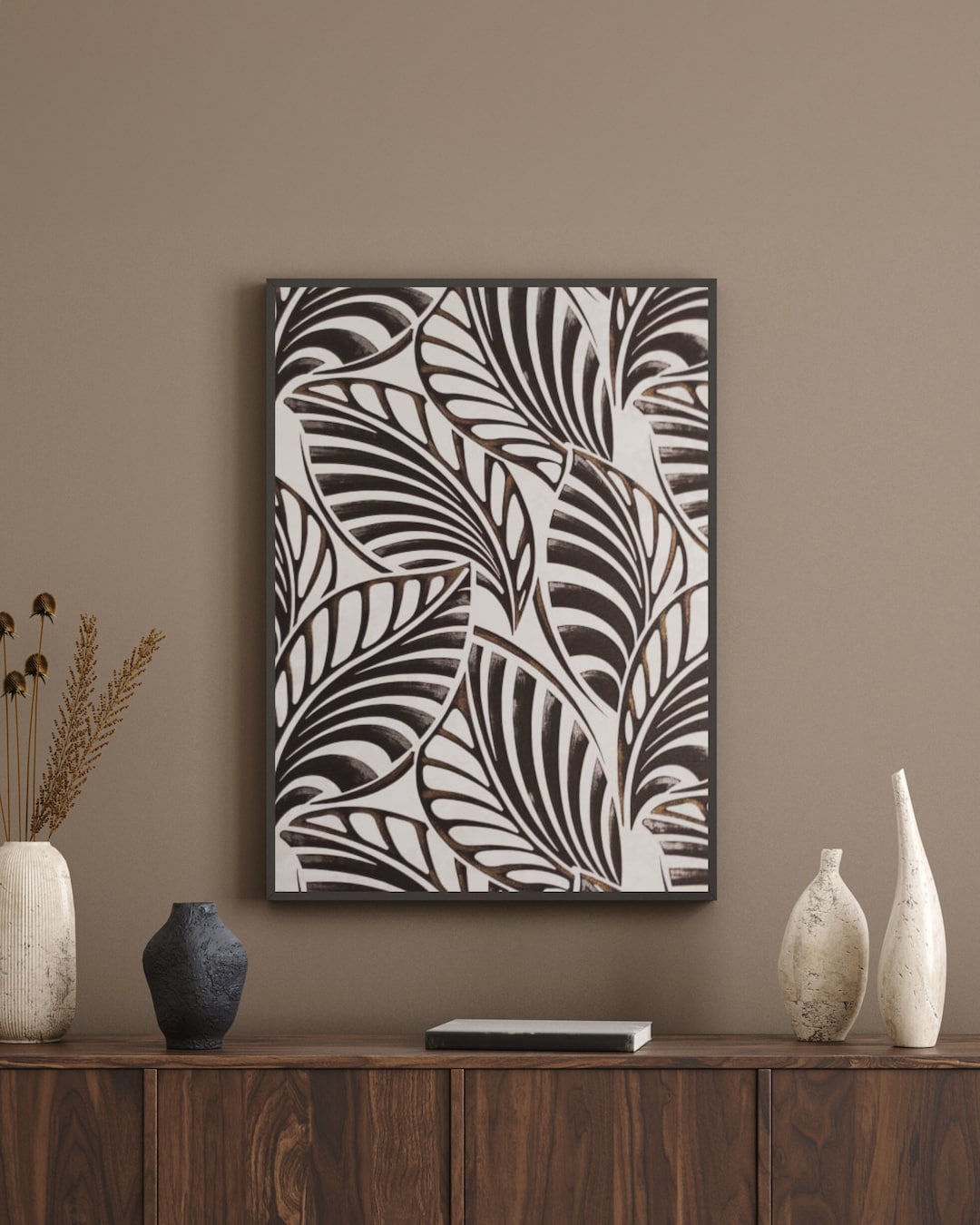 Big Leaves Art Print - Etsy