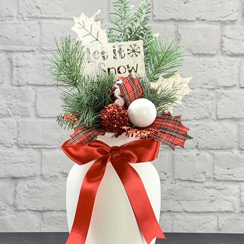 Christmas Vase - Etsy