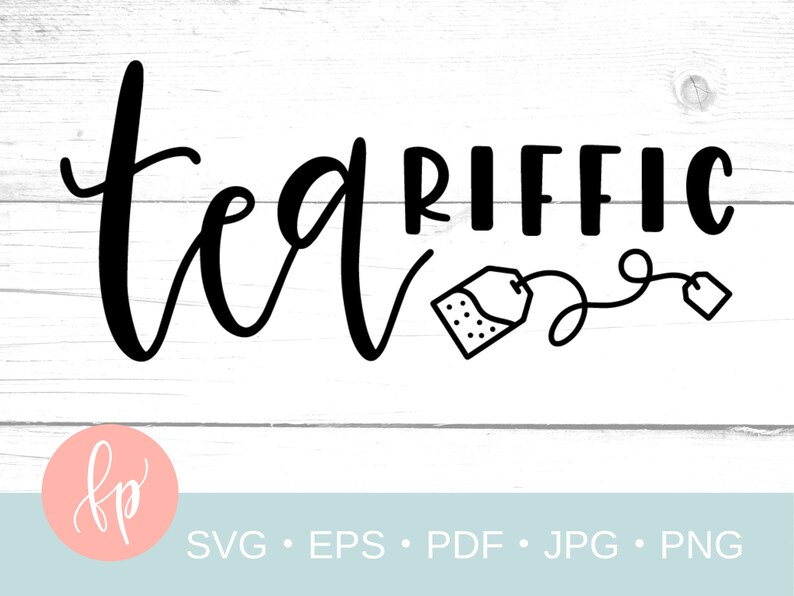 Teariffic SVG Handletterd Cut File - Etsy