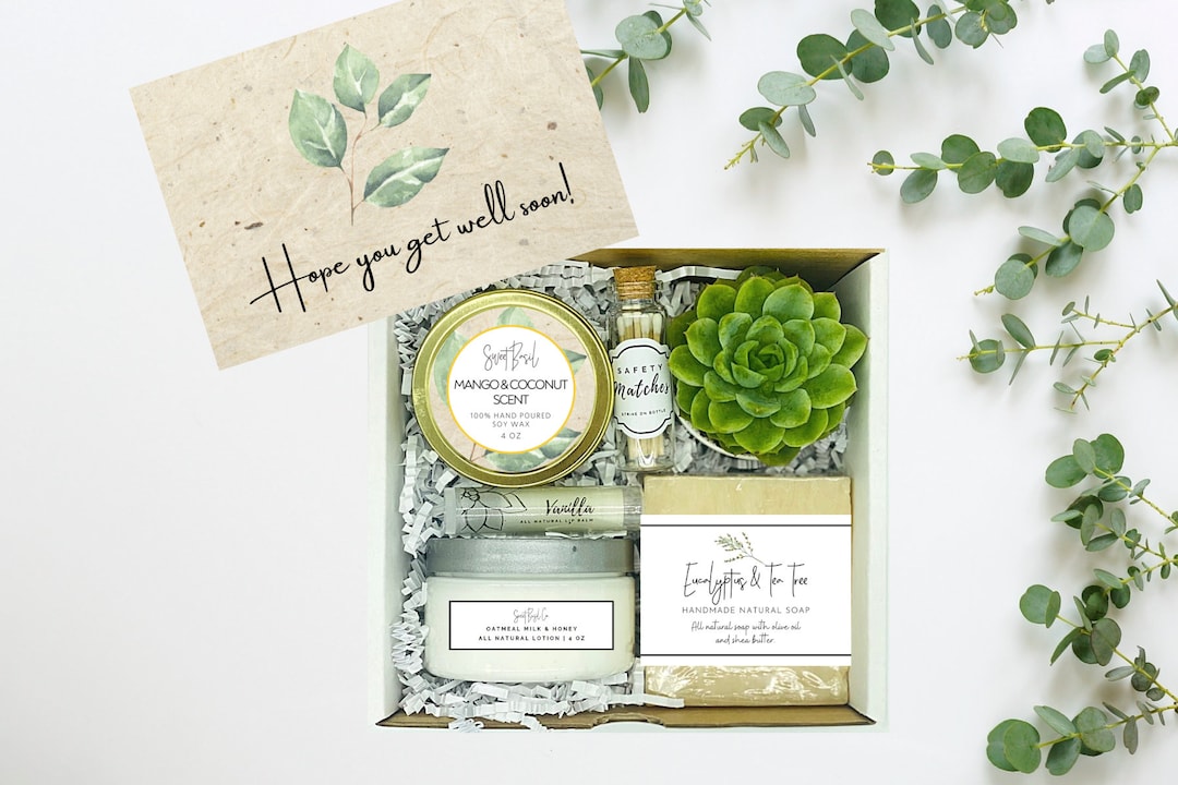 Get Well Care Package - Get Well Gift Box - Get Well Soon Care Package ...