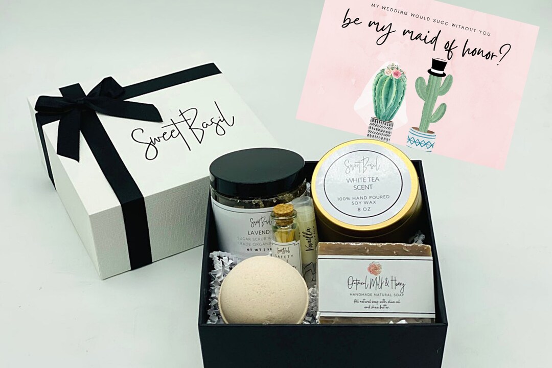 Maid of Honor Gift Box Wedding Gift Box Maid of Honor Proposal Box Gift ...