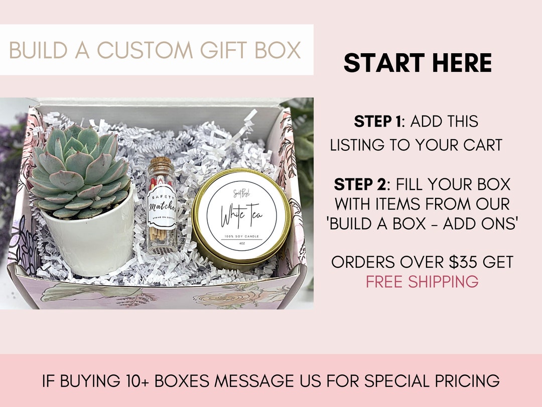Build A Box - START HERE! - Build A Custom Care Package for Women ...