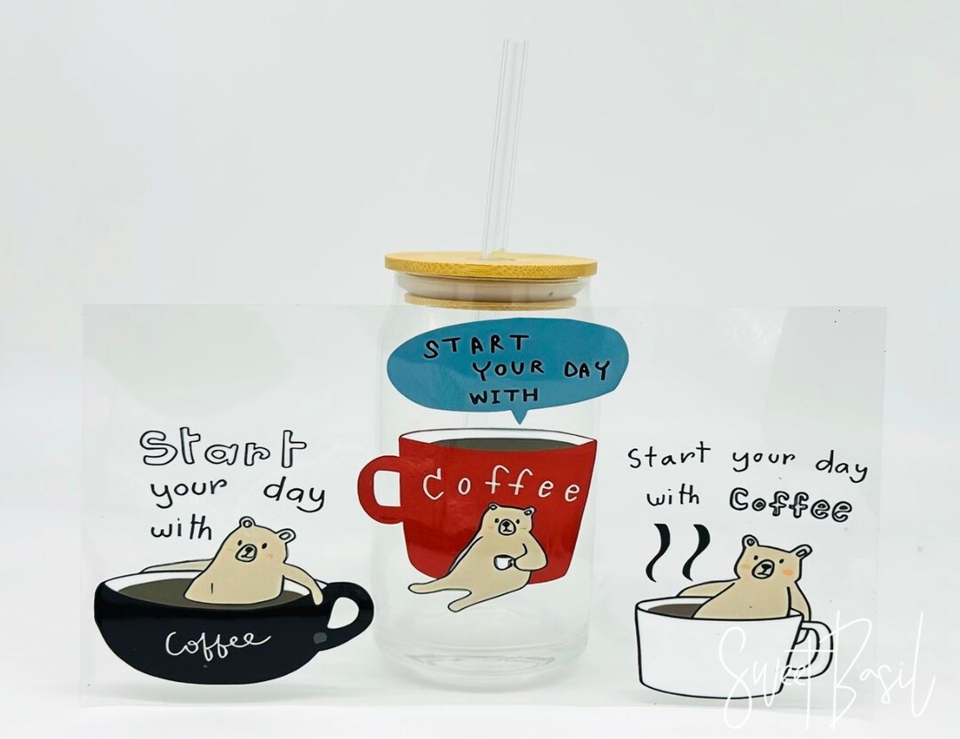 Coffee Wrap Start Your Day With Coffee Wrap Ready to Apply - Etsy
